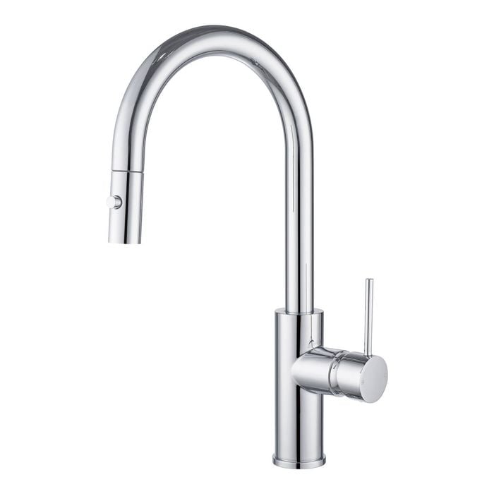 Mondella 35mm Chrome Resonance Side Lever Pull Down Sink Mixer ...
