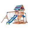 Backyard Discovery Nortbrook Cedar Wood Play Centre Swing Set with ...