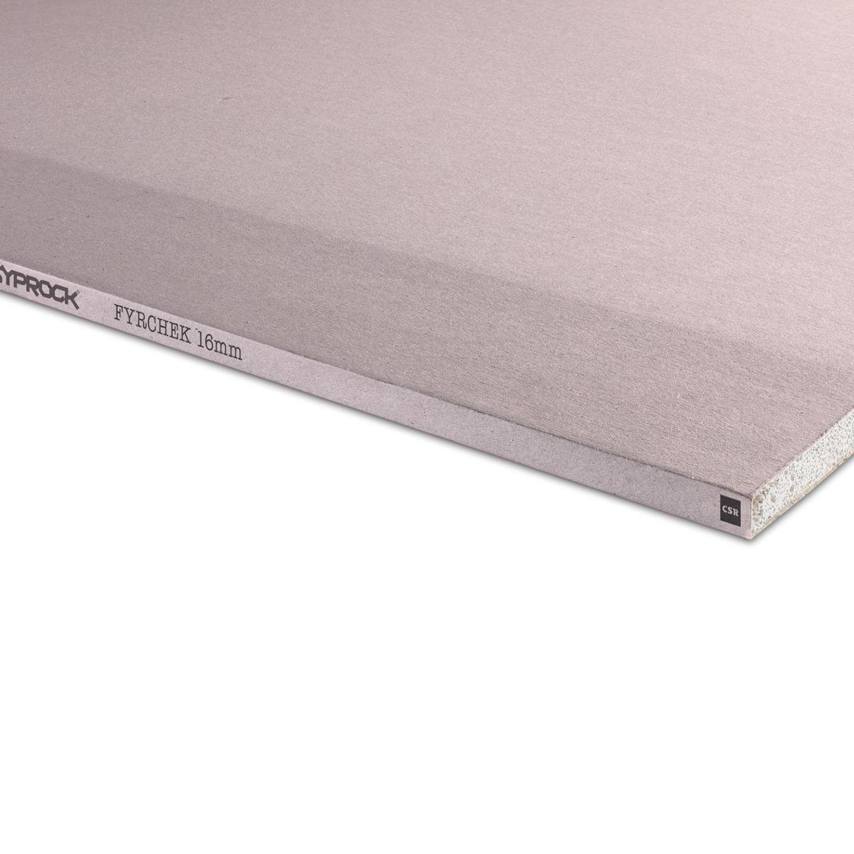 Gyprock CSR 3600 x 1350 x 16mm Fyrchek Plasterboard RE - 3600 x 1350 x ...