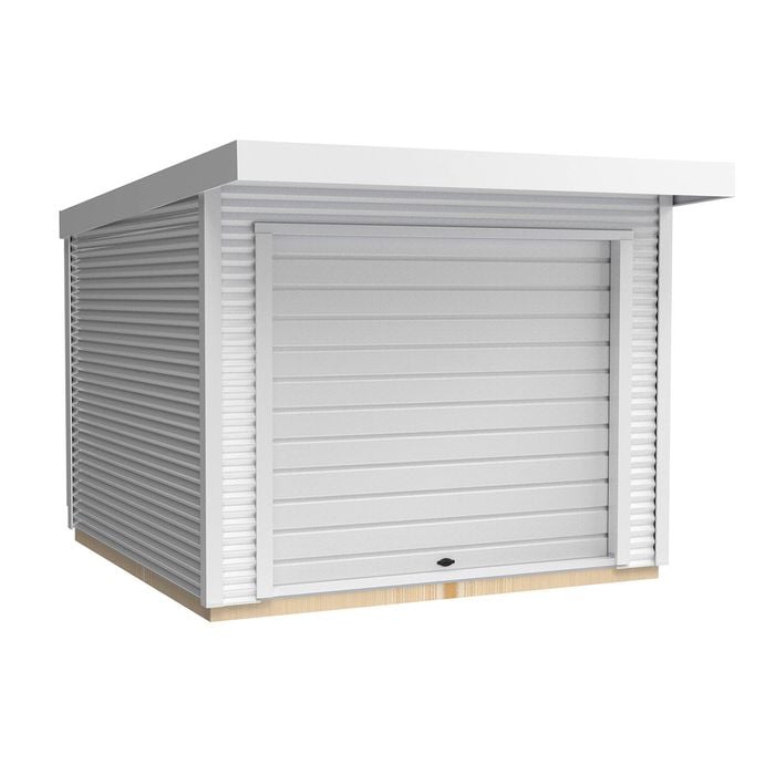 Duratuf 3.15m x 3.15m Zinc Lifestyle Marlborough Shed - Bunnings New ...
