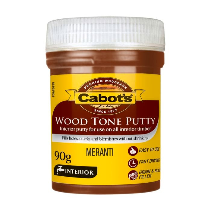 Cabot's 90g Meranti Wood Tone Putty - Bunnings Australia
