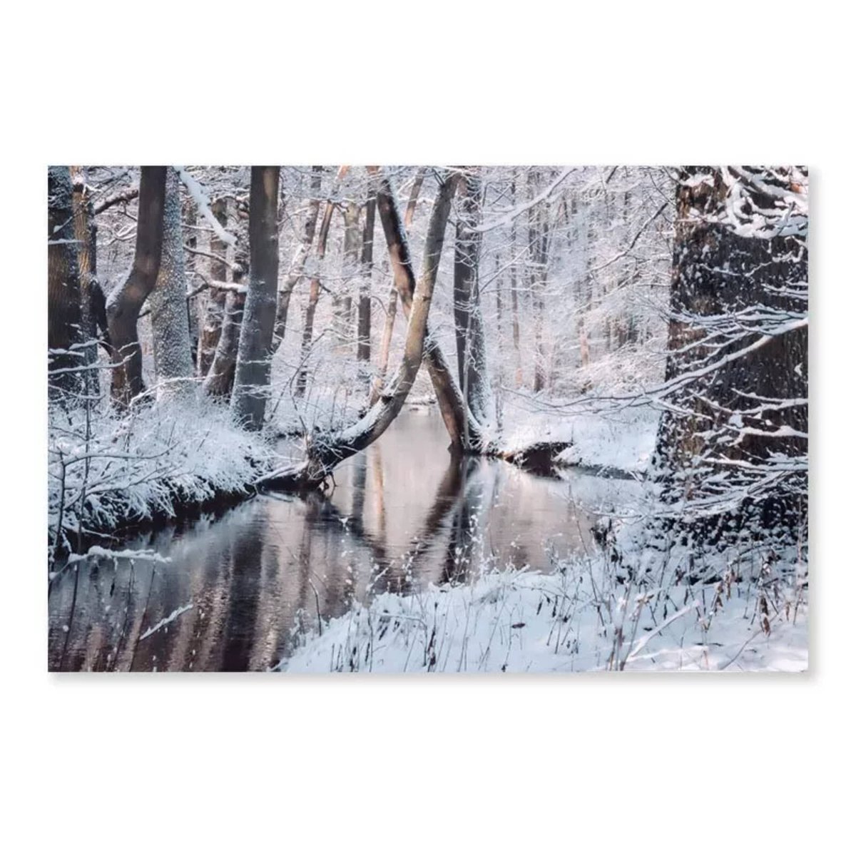 Beautiful Winter River Print 100% Australian Made 150 x 100cm (Acrylic ...