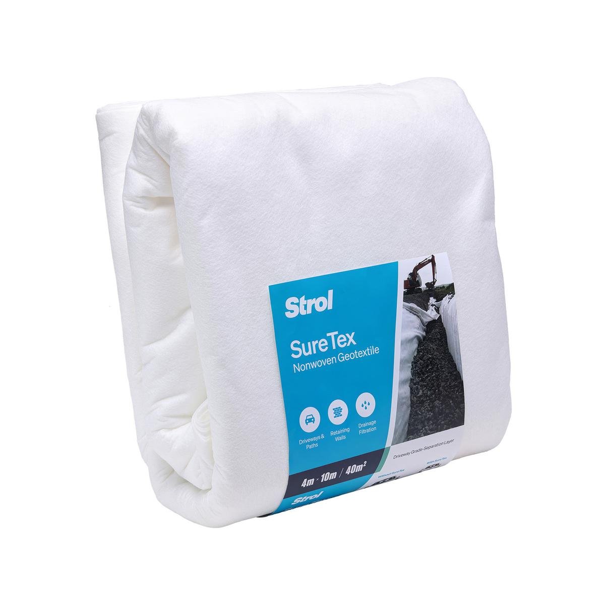 Strol 4m SureTex Geotextile Fabric - 10m - Bunnings New Zealand