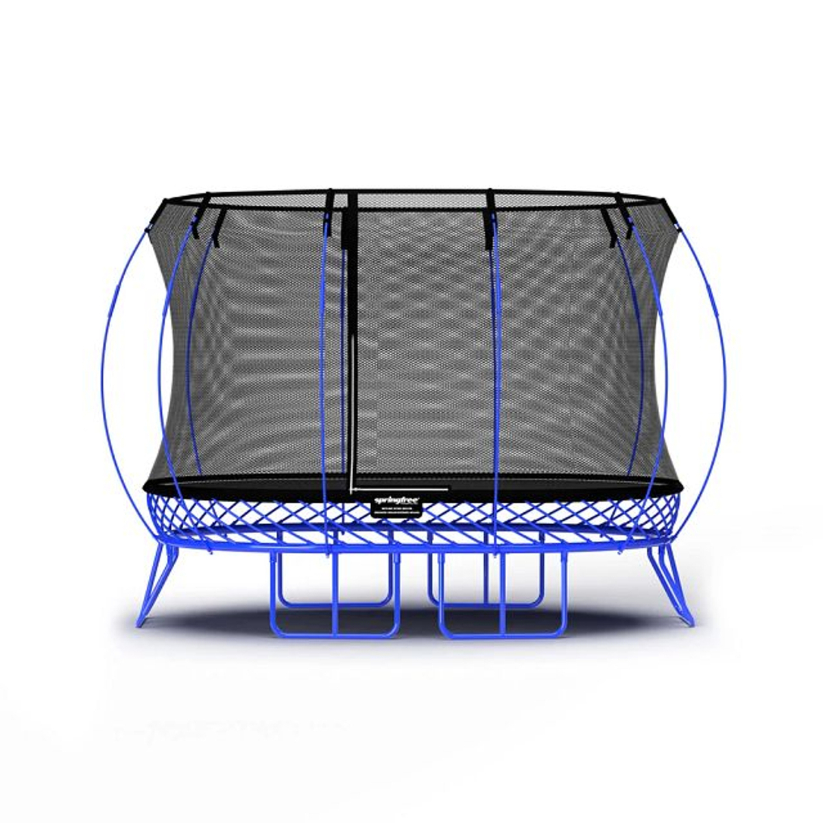 Springfree Medium Oval Trampoline - Blue 2.4m X 3.4m - Bunnings Australia