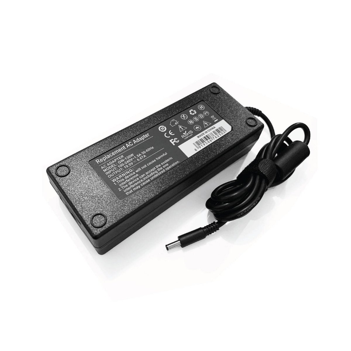 Perth Laptops For Dell 130W 19.5V 6.67A 4.5*3.0mm Laptop Charger AC ...