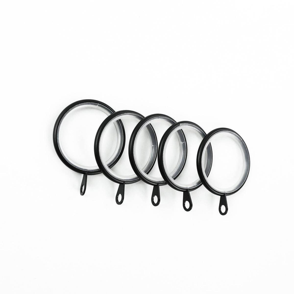 Windoware Black Curtain Rod Rings - Bunnings Australia