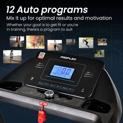 PROFLEX TRX4 Treadmill Running Machine, Medium, Foldable, Auto ...
