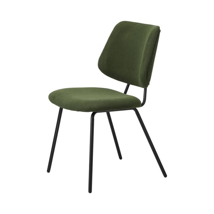 Oikiture 6x Dining Chair Vintage Retro Polyester Kitchen Padded Lounge ...
