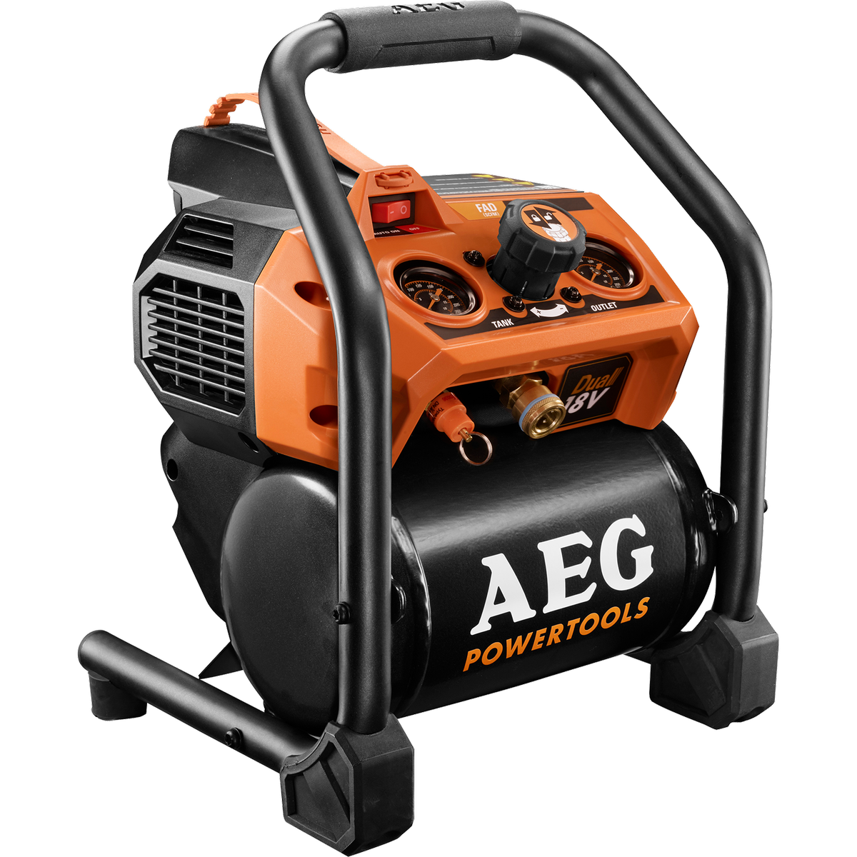 AEG 3.8L 18V Dual Air Compressor - Skin Only - Bunnings Australia