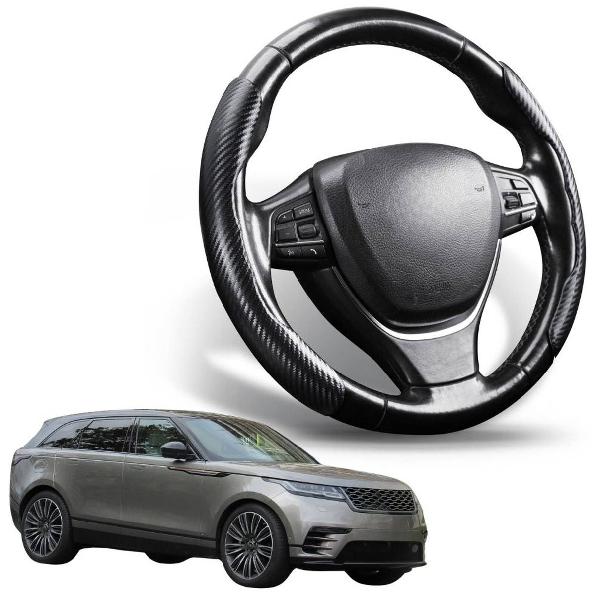 Segmented Steering Wheel Cover for Land Rover Range Rover Velar 2017 ...