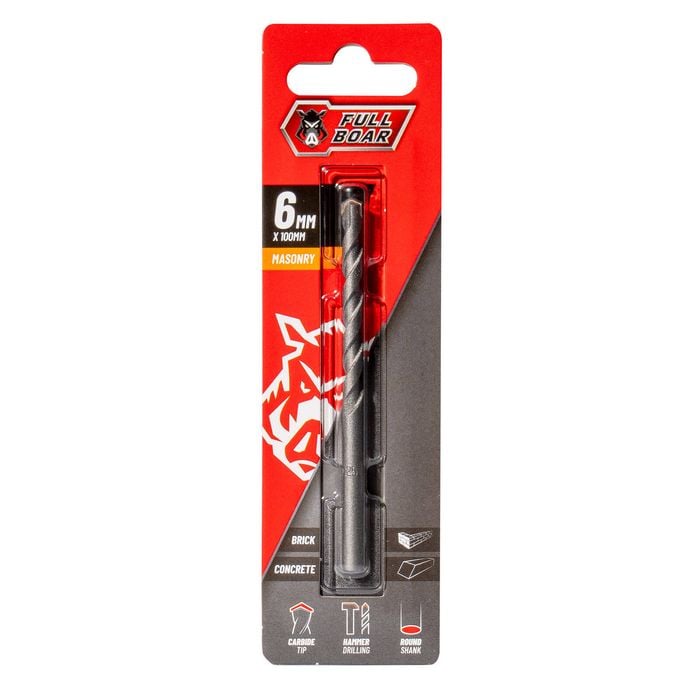 Full Boar 6mm TCT Masonry Drill Bit - Bunnings New Zealand