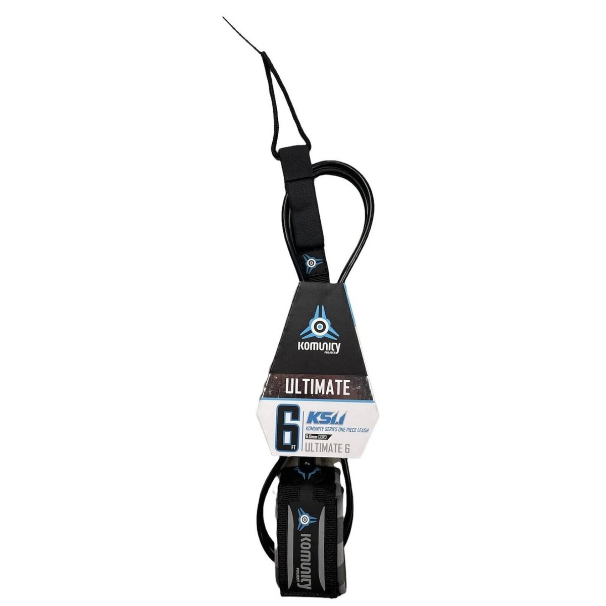 Komunity KS 1.1 6ft Ultimate Super Comp Leash Surfboard Legrope Leash ...