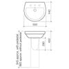 Caroma Cosmo Wall Basin With 1 Tap Hole - Bunnings Australia