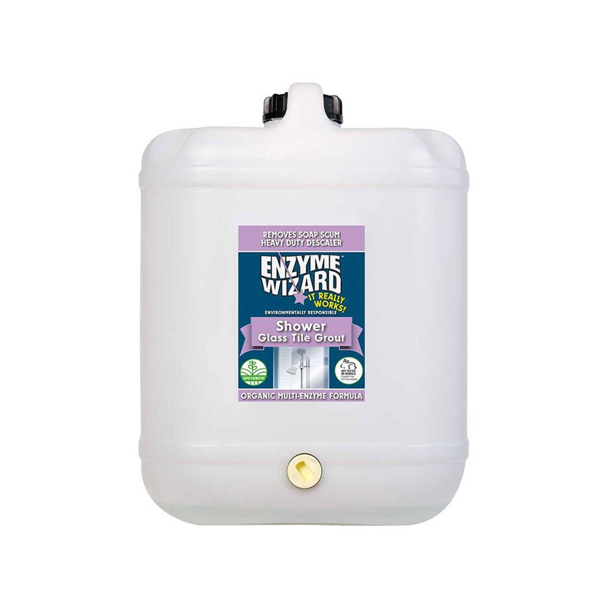Enzyme Wizard Shower Glass Tile Grout Cleaner Organic Multi Enzyme 20L ...