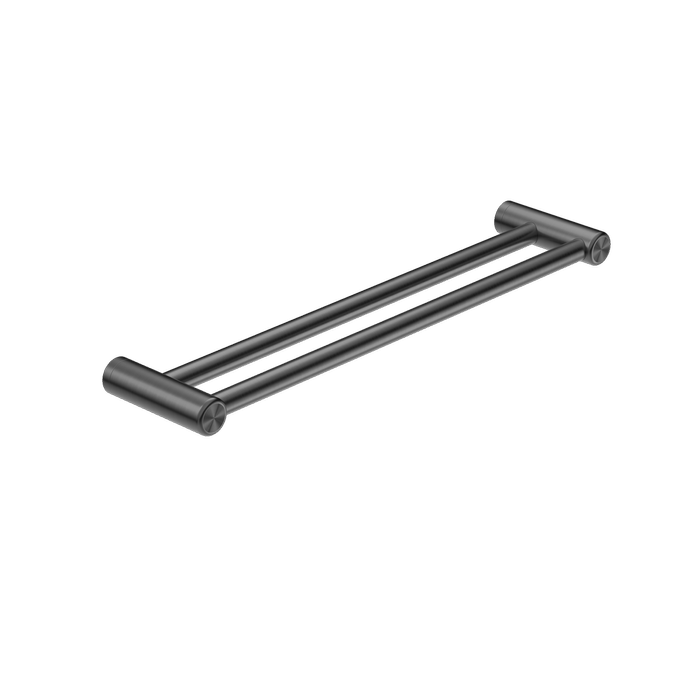 Nero Mecca Care 25mm Double Towel Grab Rail 600mm Gun Metal - Bunnings ...