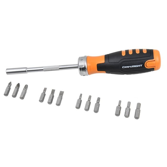 Craftright 13 Piece Ratchet Screwdriver Set - Bunnings Australia