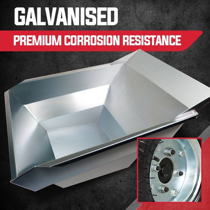 BAUMR-AG Mini Dumper Power Wheel Barrow Tracked Motorised Petrol ...