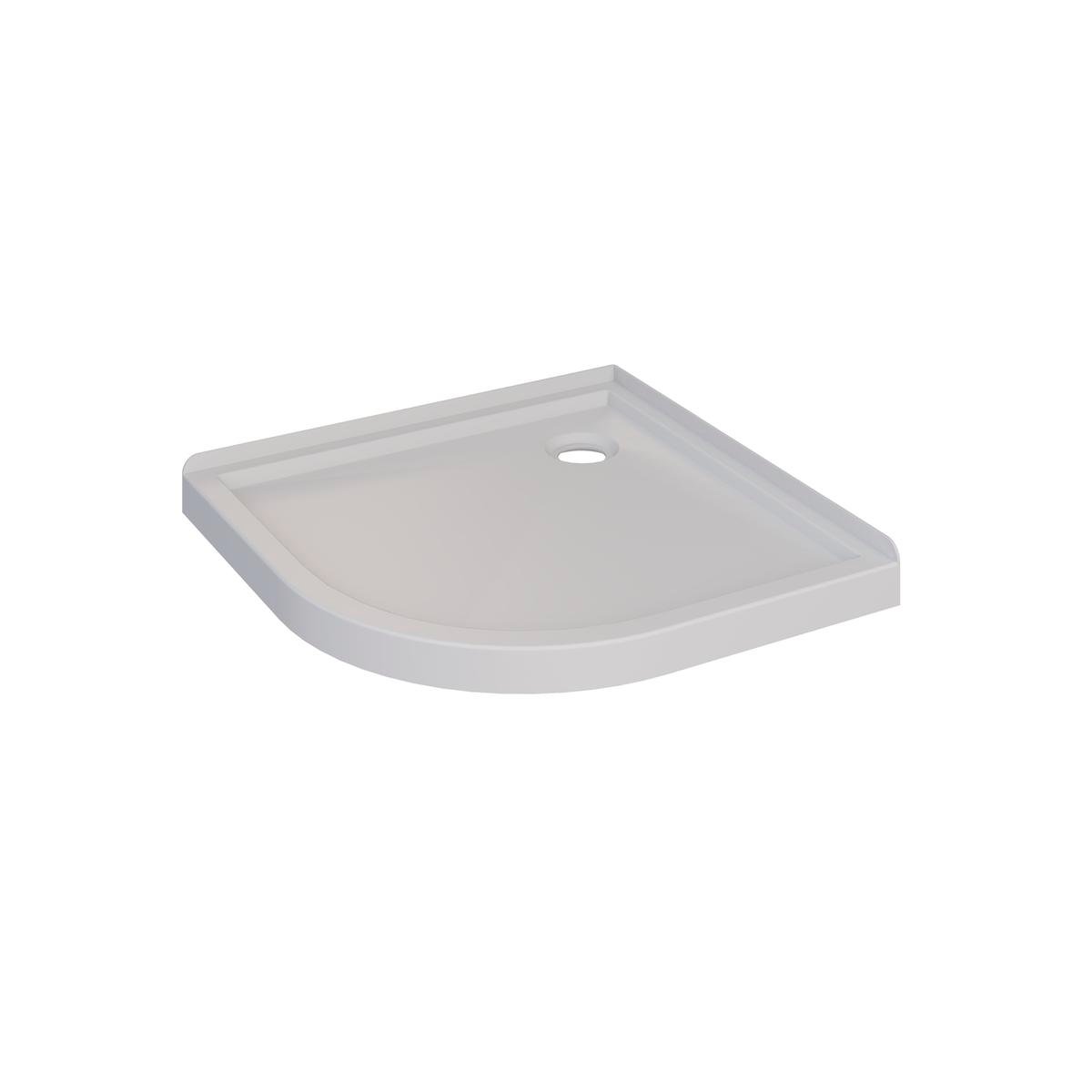 Stein 900 x 900mm White Curved Acrylic Offset Waste Tray - Bunnings New ...