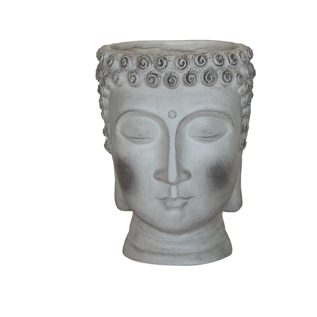 Northcote Pottery 34cm White Balinese Head Planter - Bunnings Australia