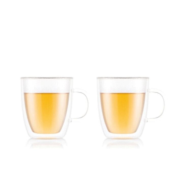 Bodum Bistro Double Wall 450ml Mug 2 Piece Set - Bunnings Australia