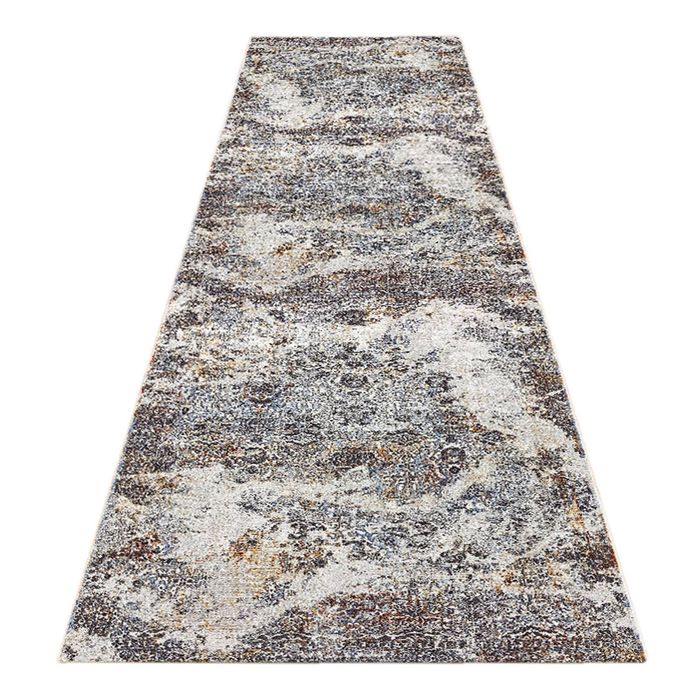 Luxe Vintage Textured Rug Dark Grey - 200 x 290 cm - Bunnings Australia