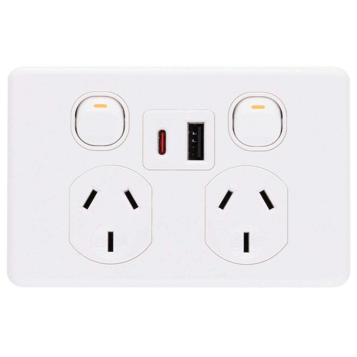DETA X6 Double Power Point With USB A+C PD20W Fast Charging - Bunnings ...