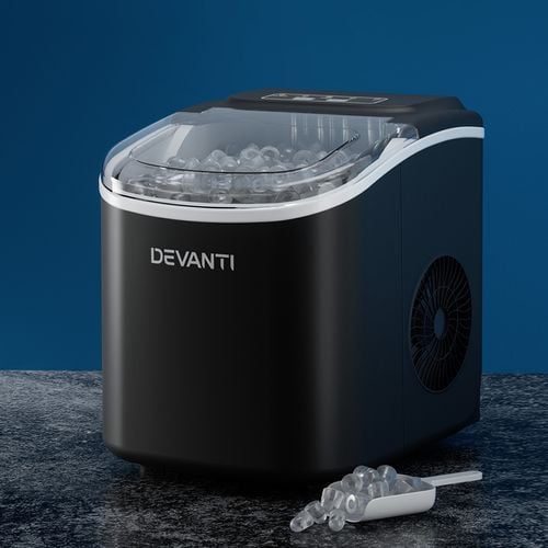 Devanti Portable Ice Maker Machine 12kg - Bunnings Australia
