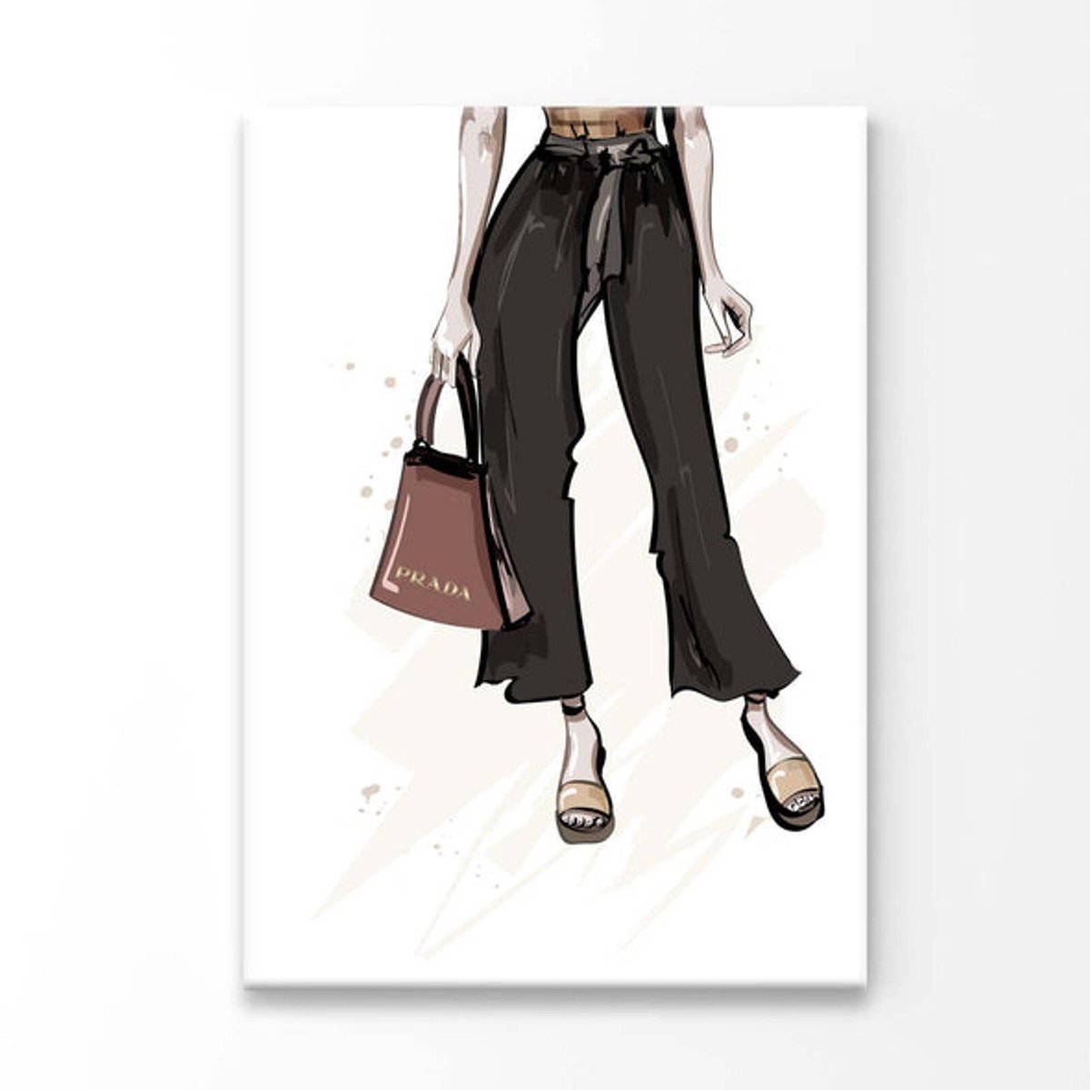 Stylish Slippers Print 100% Australian Made 100 x 150cm (Acrylic ...