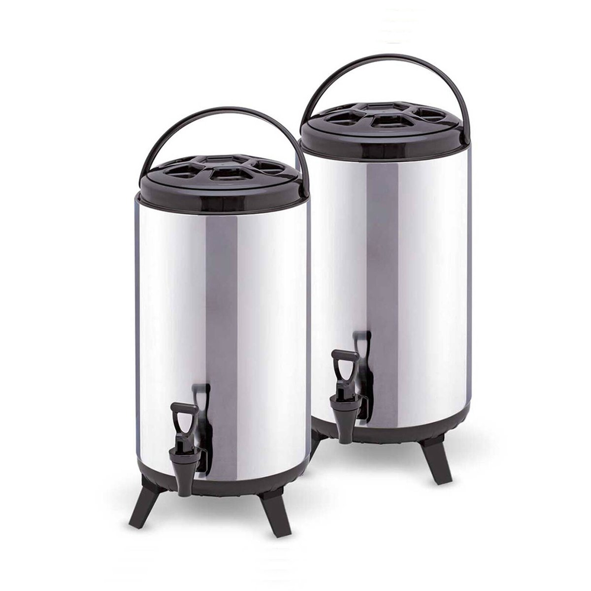 SOGA 2X 10L Portable Insulated Barrel Brew Pot with Dispenser ...