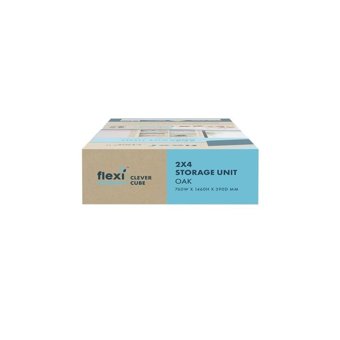 Flexi Storage Clever Cube 76 x 39 x 146cm 2 x 4 Storage Unit - Bunnings ...