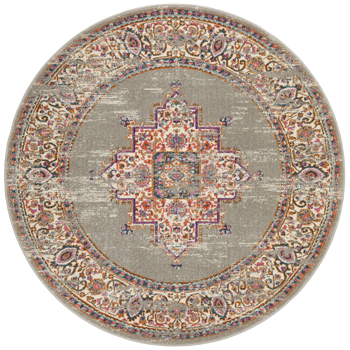 Garden 211 Grey 240X240 Rug - Bunnings Australia