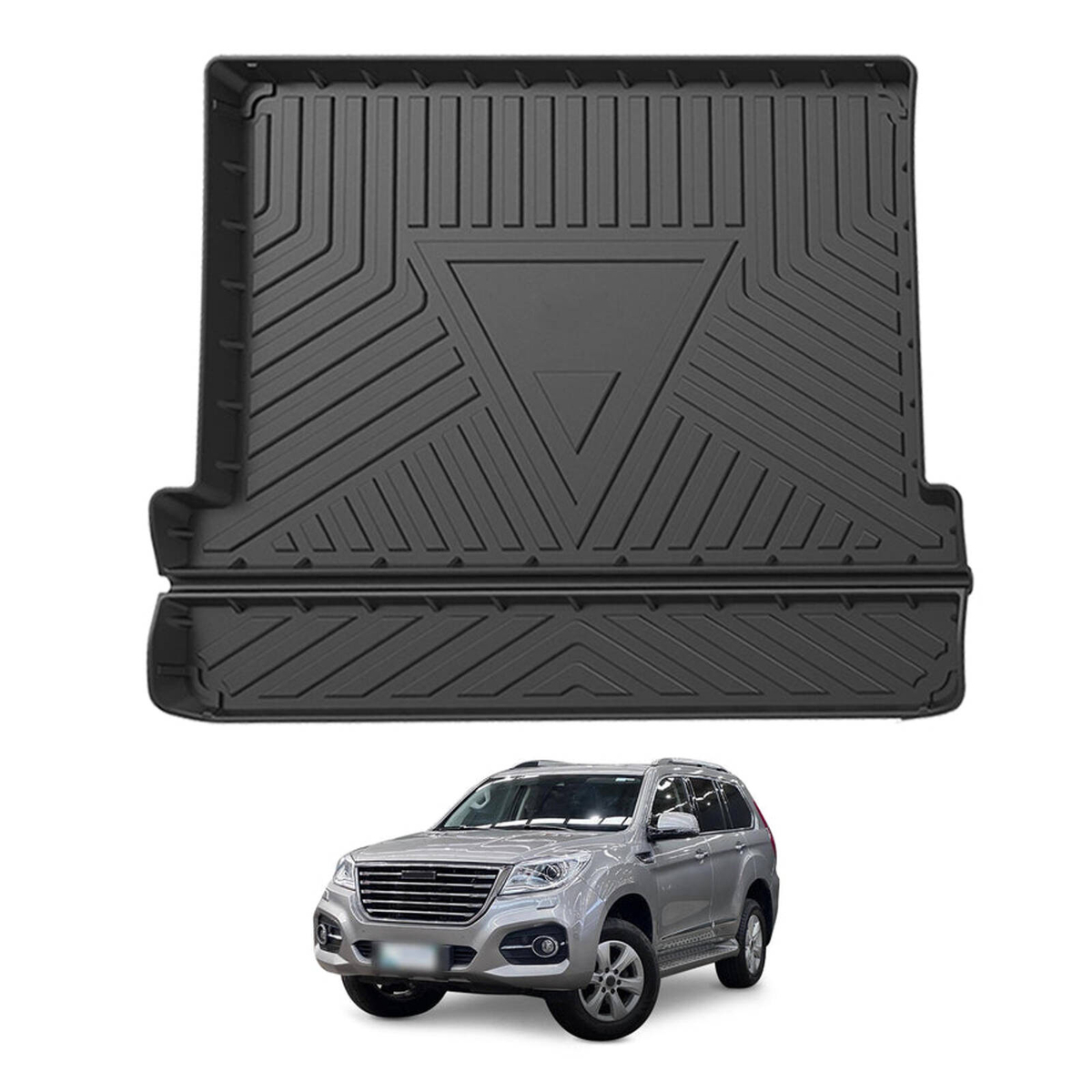 AUSGO Boot Liner for Haval H9 7-Seat 2015-Onwards Cargo Trunk Mat ...