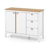 Costway Buffet Sideboard Anti-Toppling Kitchen Cupboard Side Storage ...