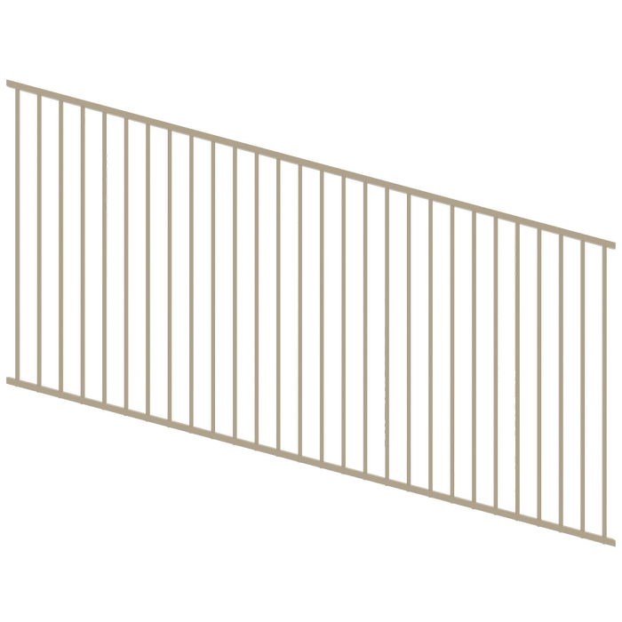 ProtectorAl 1201-2400W x 1200H Paperbark Flat Top Square Picket Pool ...