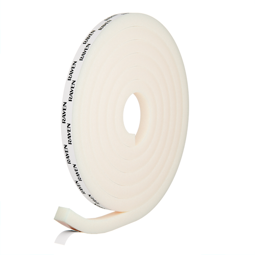 Raven 2500mm White RP14B Self Adhesive Thick Weather Strip - Bunnings ...