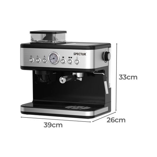Spector Coffee Machine Espresso Capsule 2 In 1 Maker Bean Grinder Flat ...