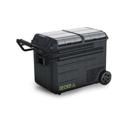 Gecko 55L Dual Zone Portable Fridge Freezer with onboard Lithium ...