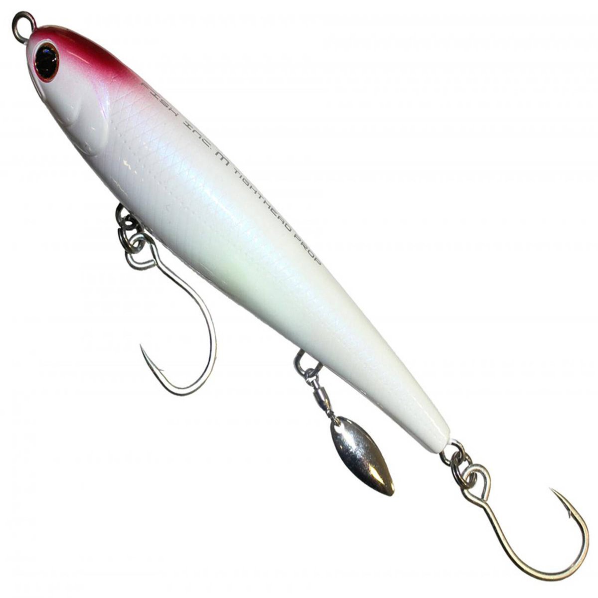 Fish Inc Lures Tighthead Prop - Pearl Red Head (Lumo) - Bunnings Australia