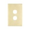 Deta S-Line Brushed Gold Finish 2 Gang Switch Cover Plate - Brushed ...