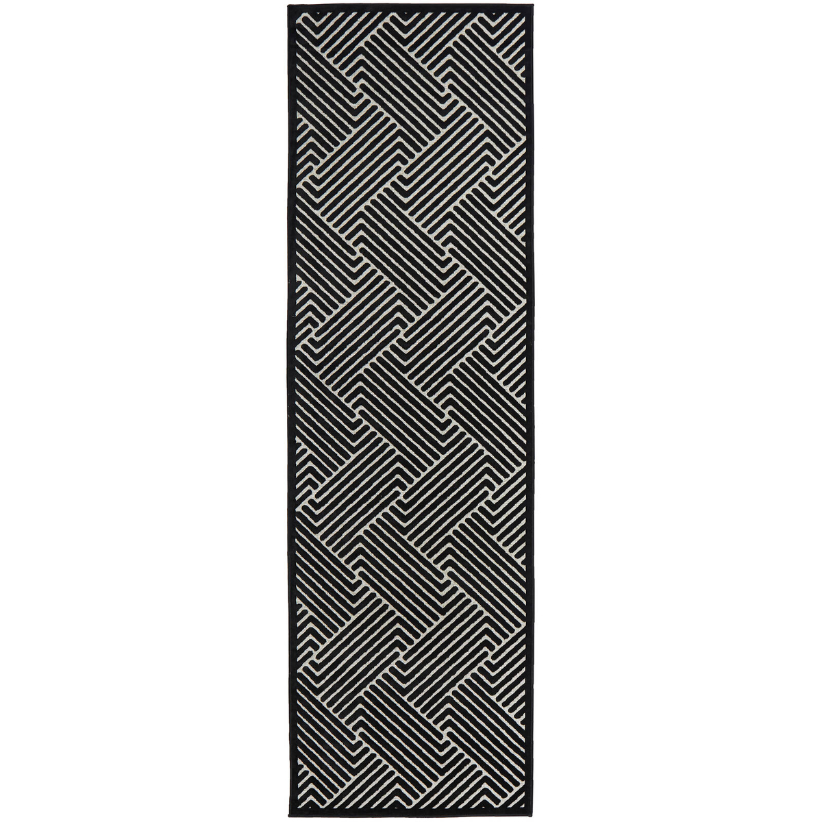 Geller Cole Black & Gold 400X80Cm Rug - Bunnings Australia