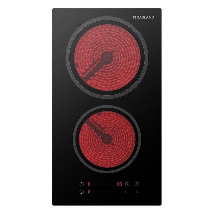 Gasland Chef 30cm Ceramic Cooktop with 2 Cooking Zones - Bunnings Australia
