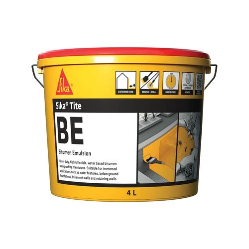 Sika 4L SikaTite BE Bitumen Waterproofer - Bunnings Australia