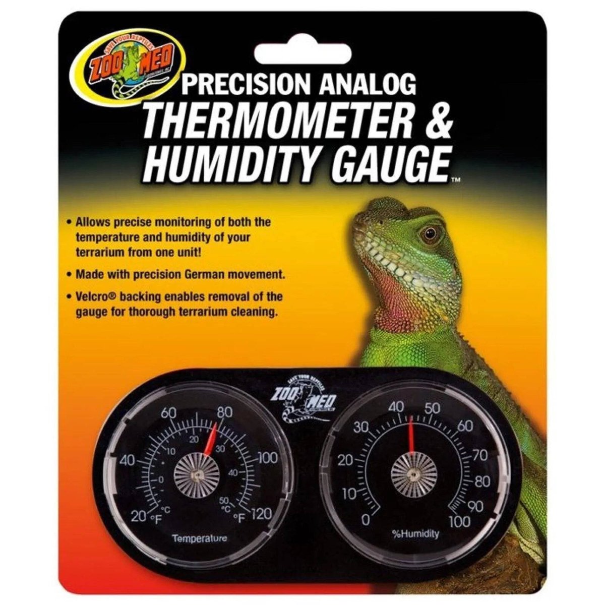 Zoo Med Dual Thermometer & Humidity Gauge - Bunnings Australia