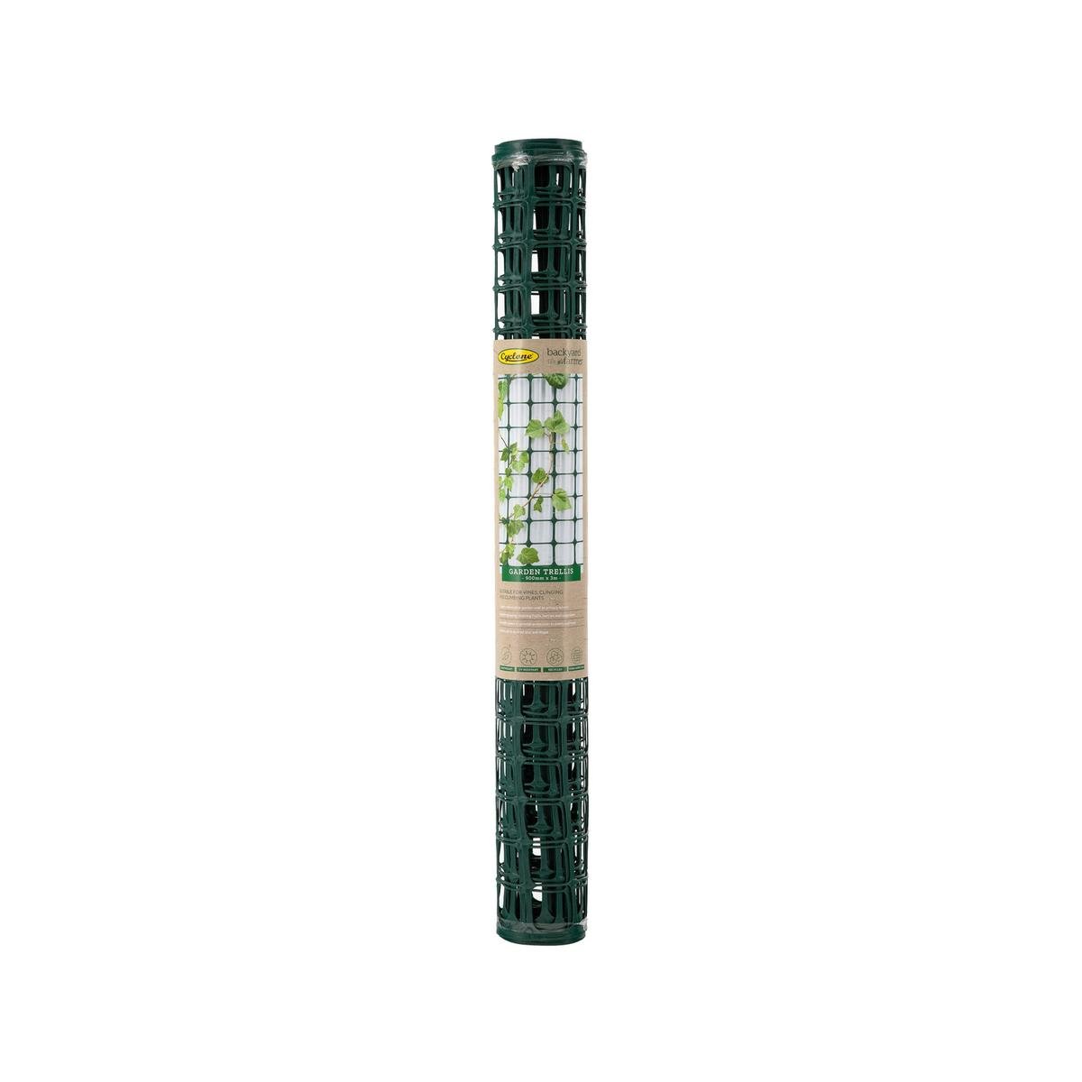 Backyard Farmer 3.0 x 0.9m x 50mm Green Plastic Trellis - Bunnings ...