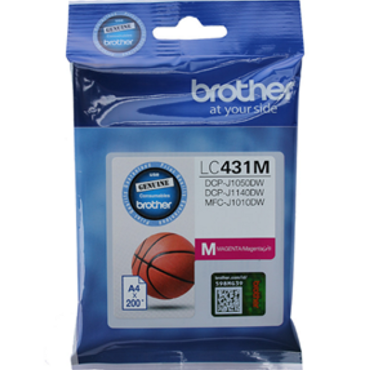 Genuine Brother LC-431 MAGENTA ink cartridge - Bunnings Australia
