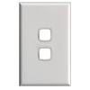 HPM Excel 2 Gang Grid and Plate White - Bunnings New Zealand
