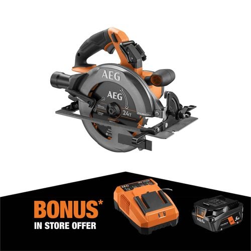 AEG 18V Fusion 184mm Circular Saw - Skin Only - Bunnings Australia