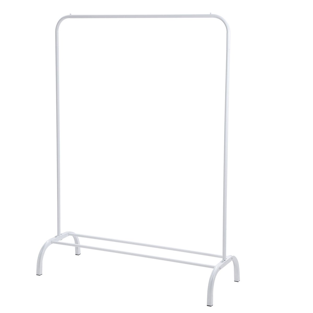 All Set 110 x 41x 150cm White Single Garment Rack - Bunnings Australia