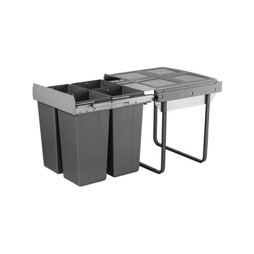 Kaboodle 4 x 17L Base Mount Bin - Bunnings Australia