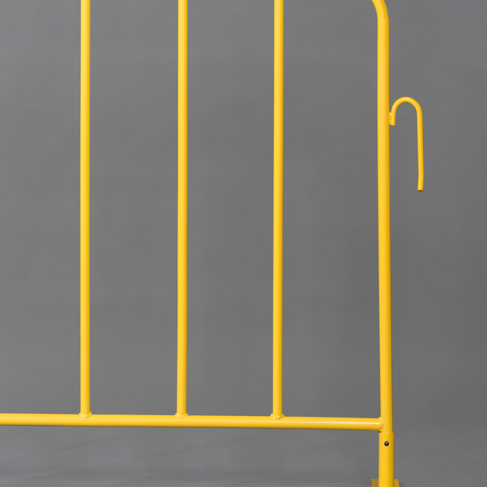 Rapid Yellow Crowd Control Temporary Fence Barrier - 10 Pack - Bunnings ...